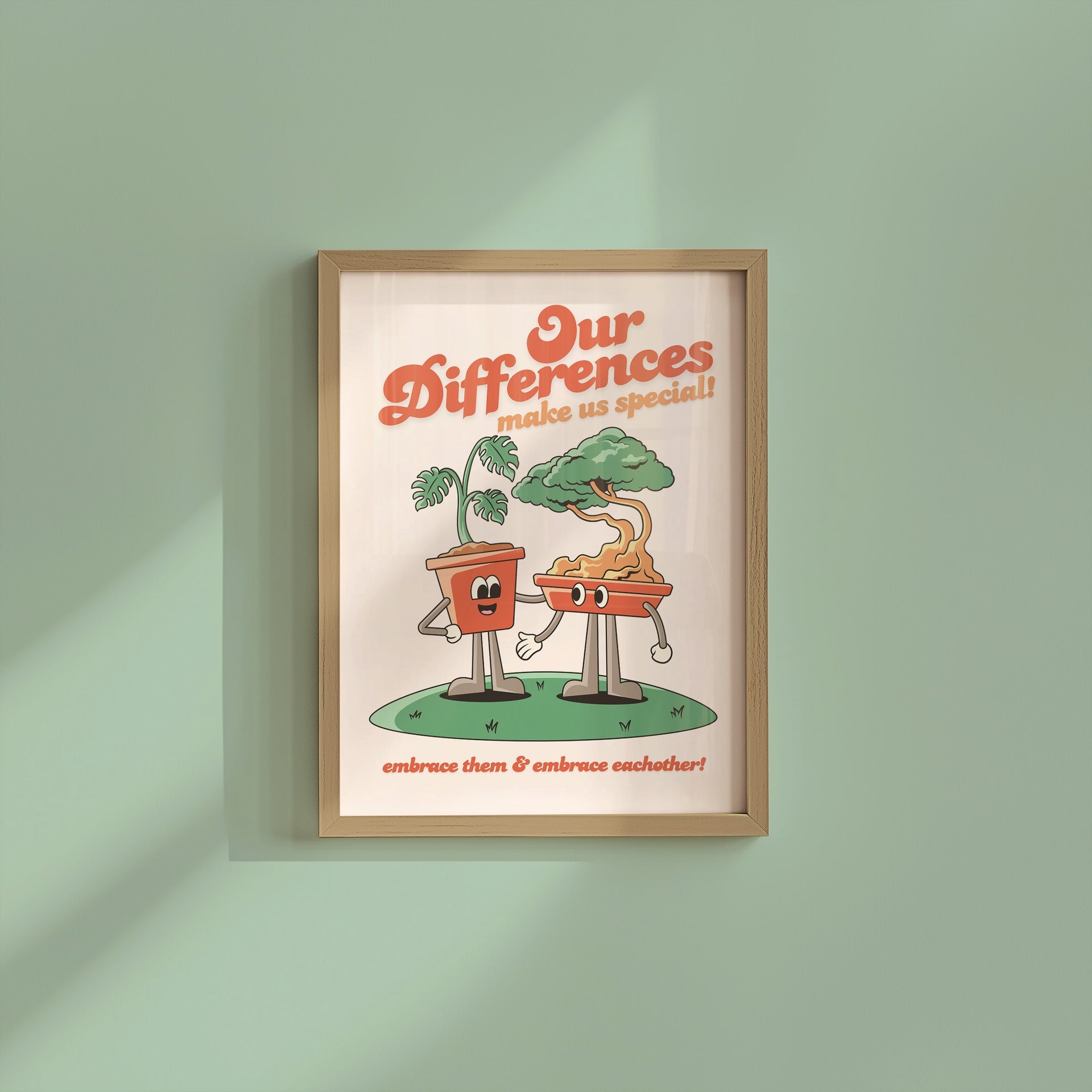 Our Differences Vertical Art Print