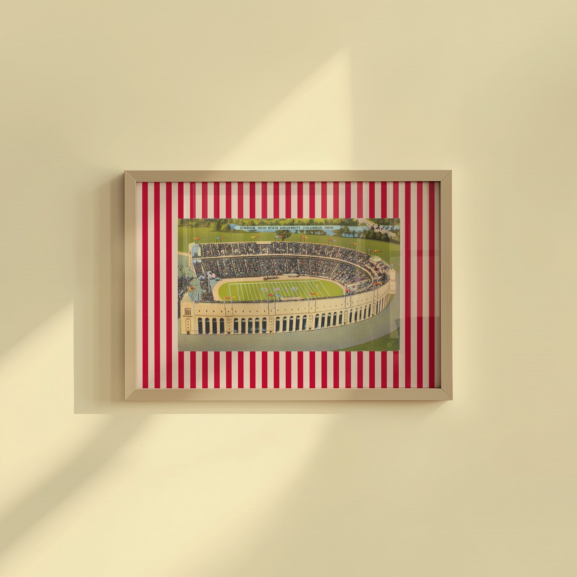 The Ohio State Stadium Horizontal Art Print