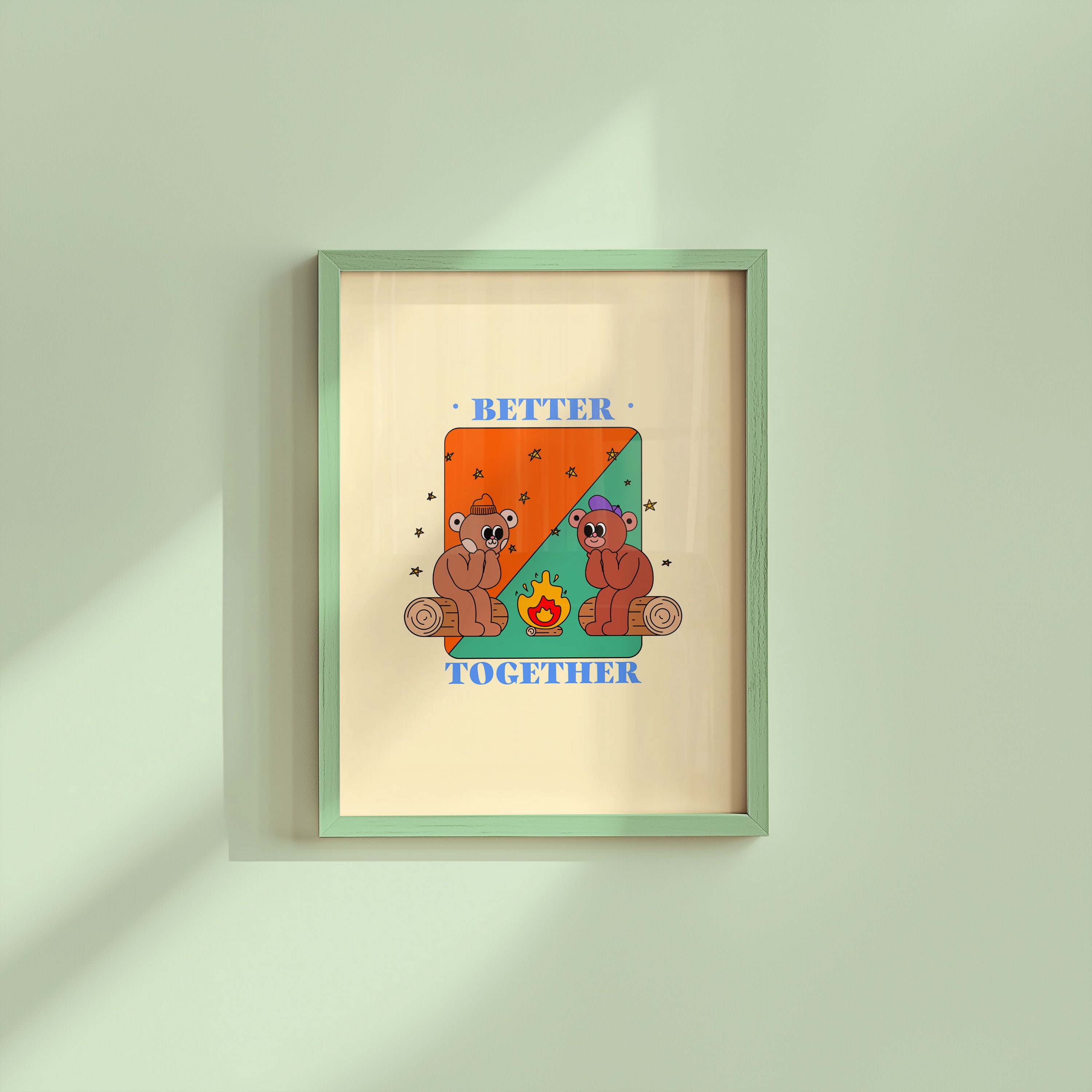 Better Together Digital Art Print - GS Print Shoppe