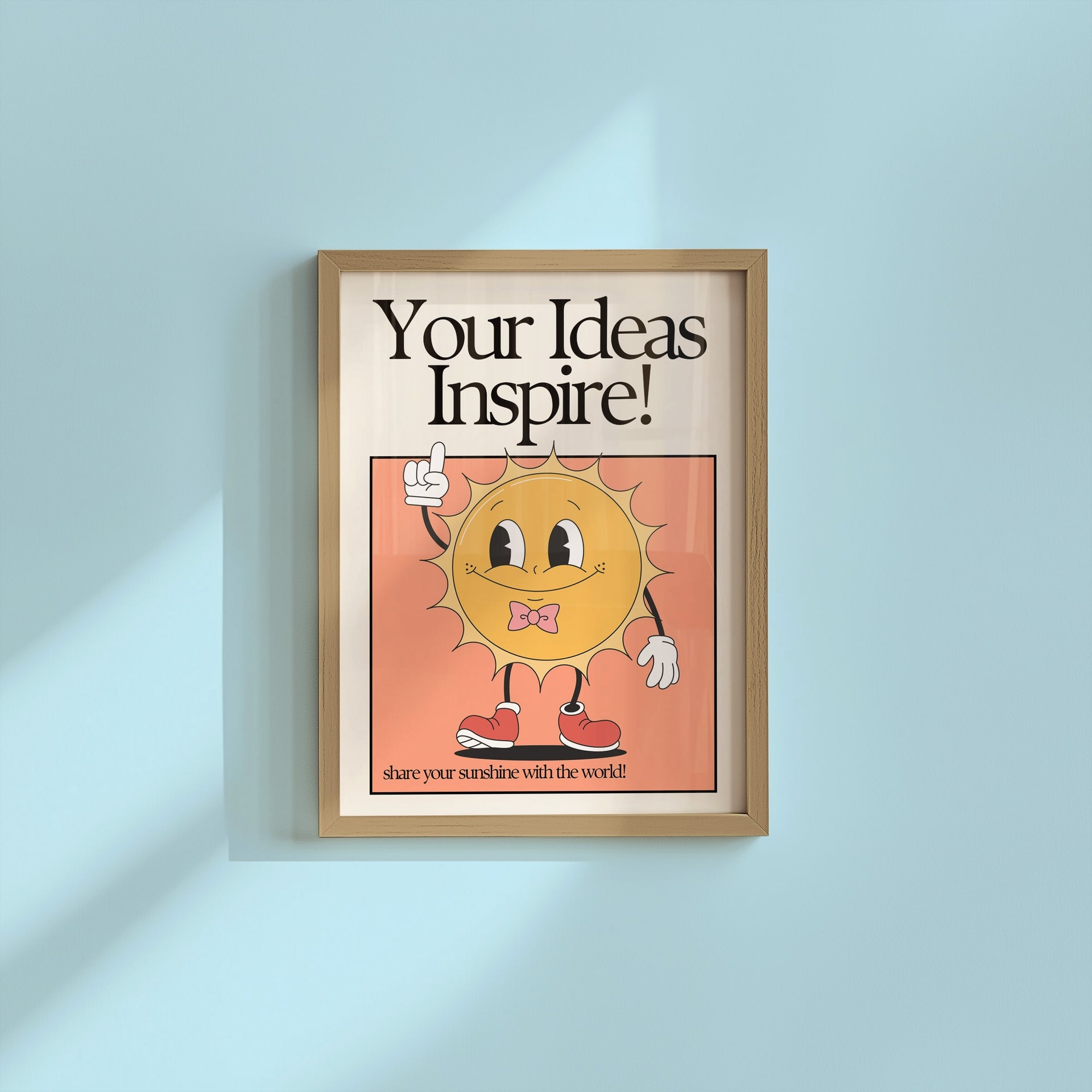 Your Ideas Inspire Vertical Art Print
