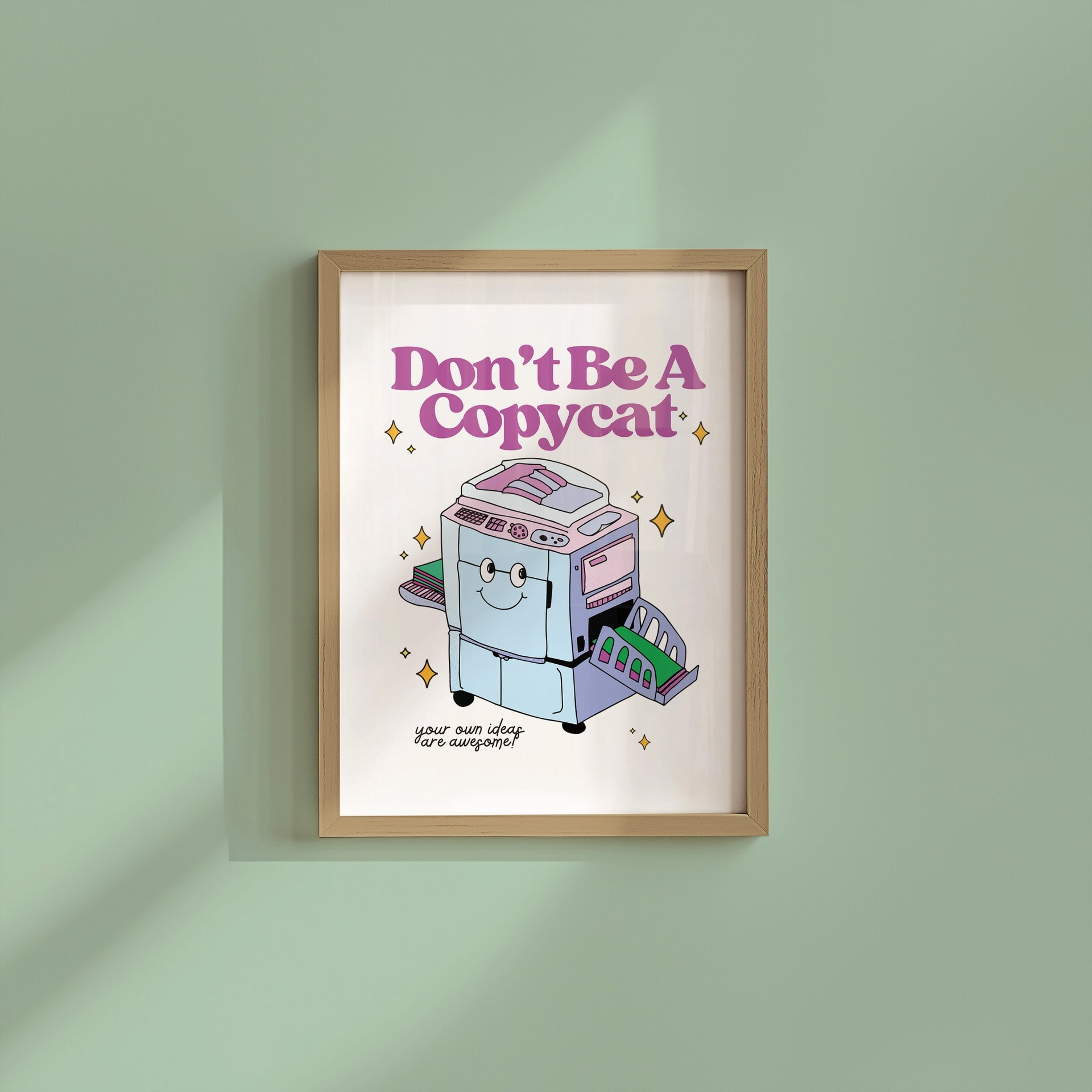 Copycat Vertical Art Print