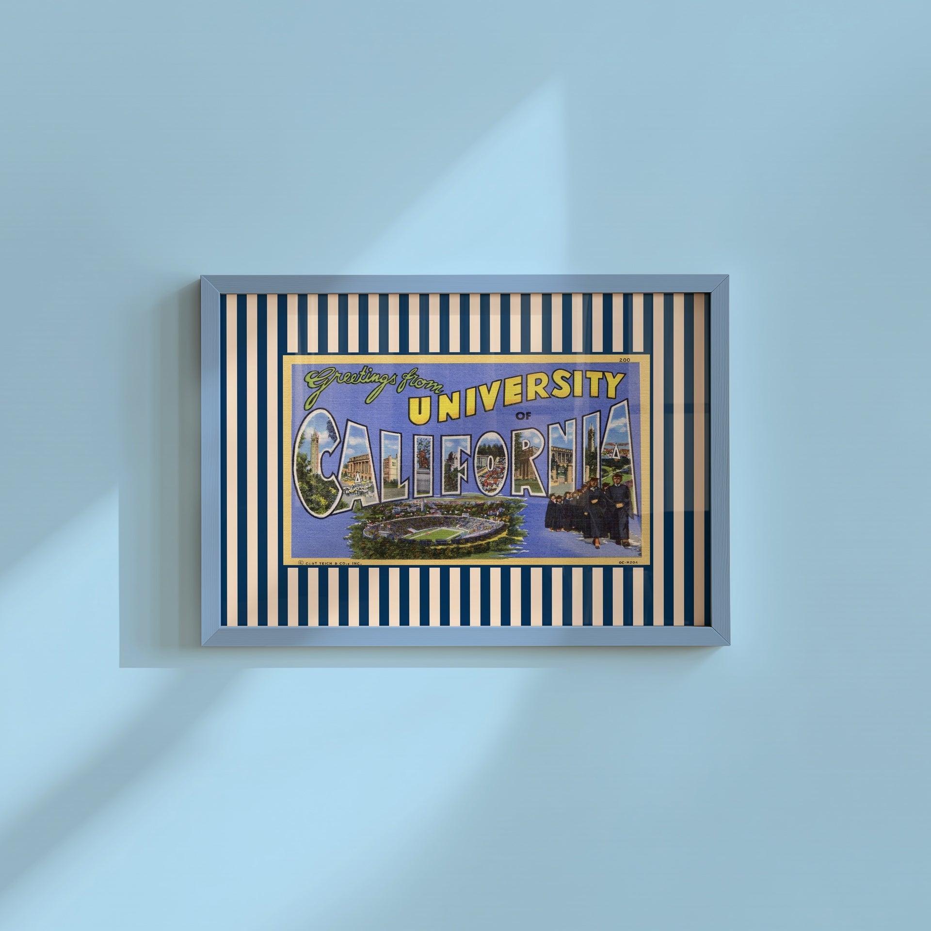 UC Berkeley Horizontal Art Print