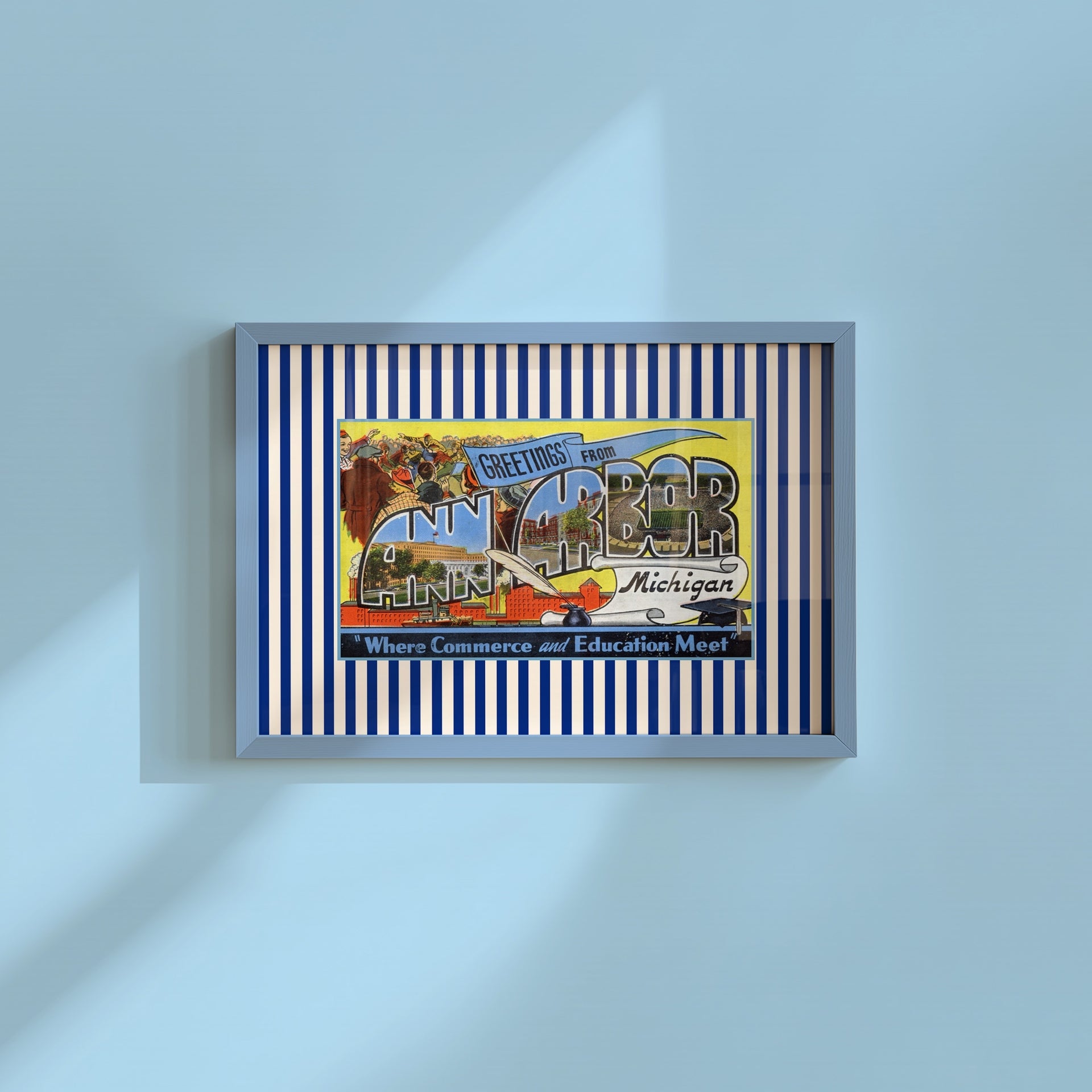Ann Arbor Michigan Horizontal Art Print