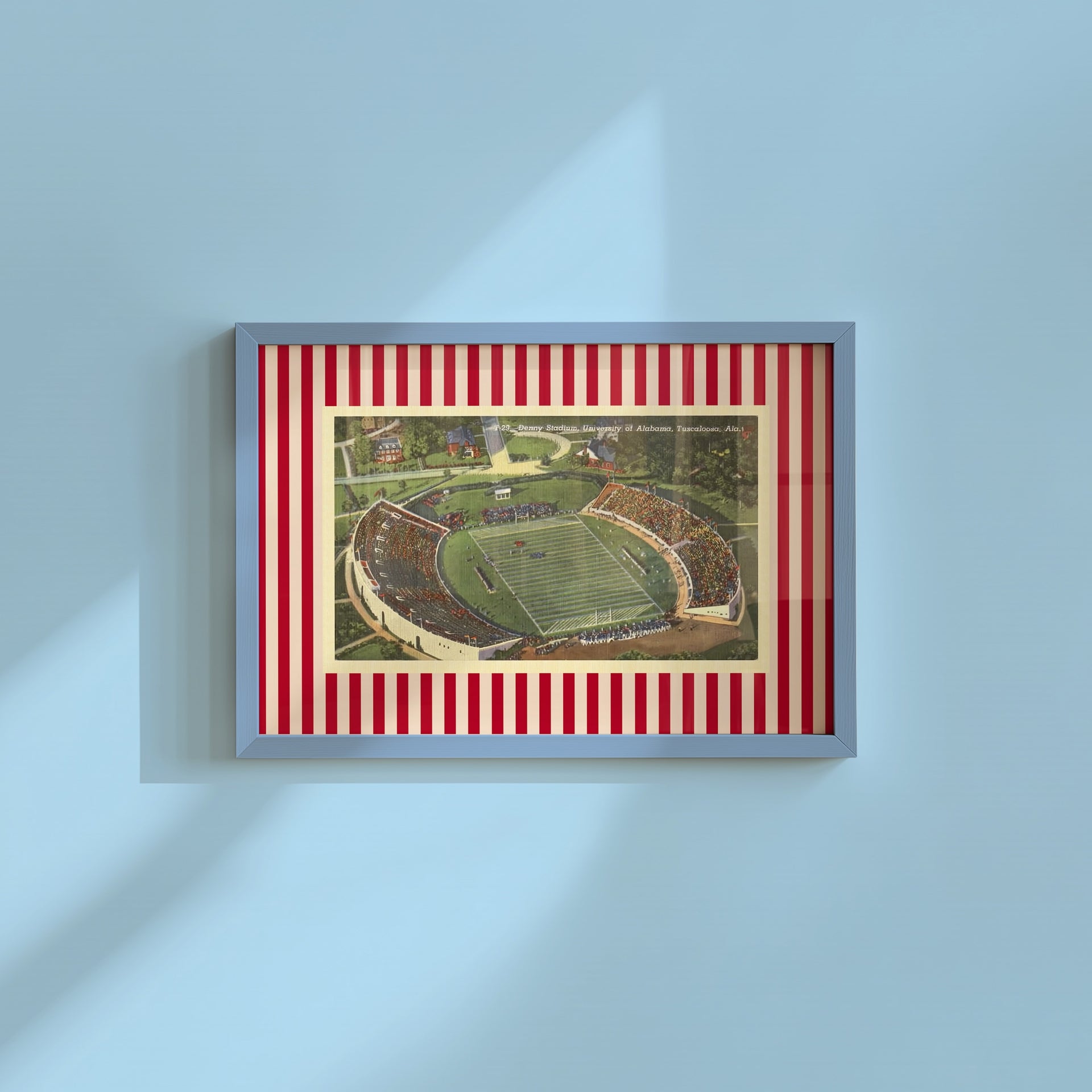 University of Alabama Football Horizontal Art Print