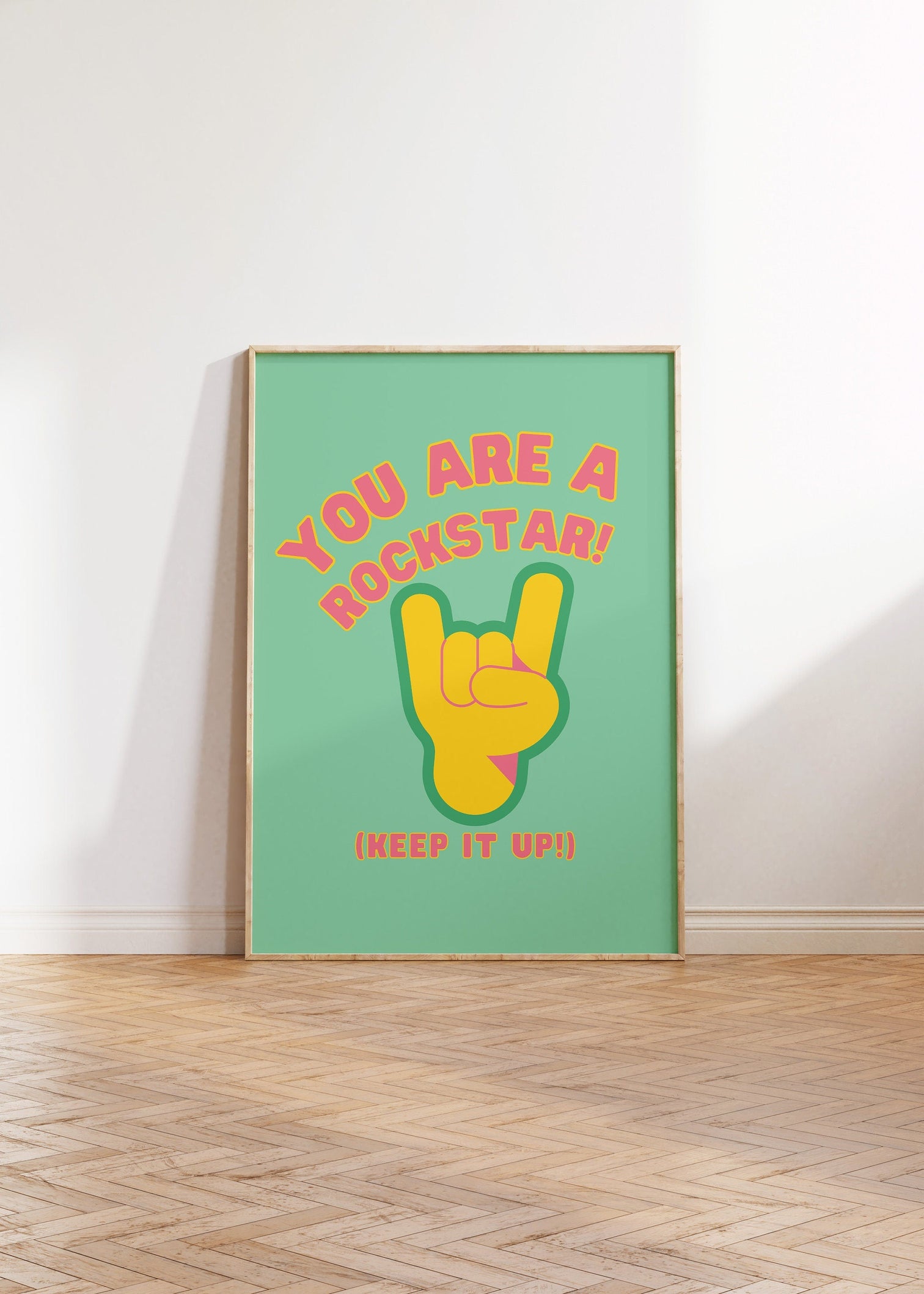 You Are A Rockstar Vertical Digital Art Print