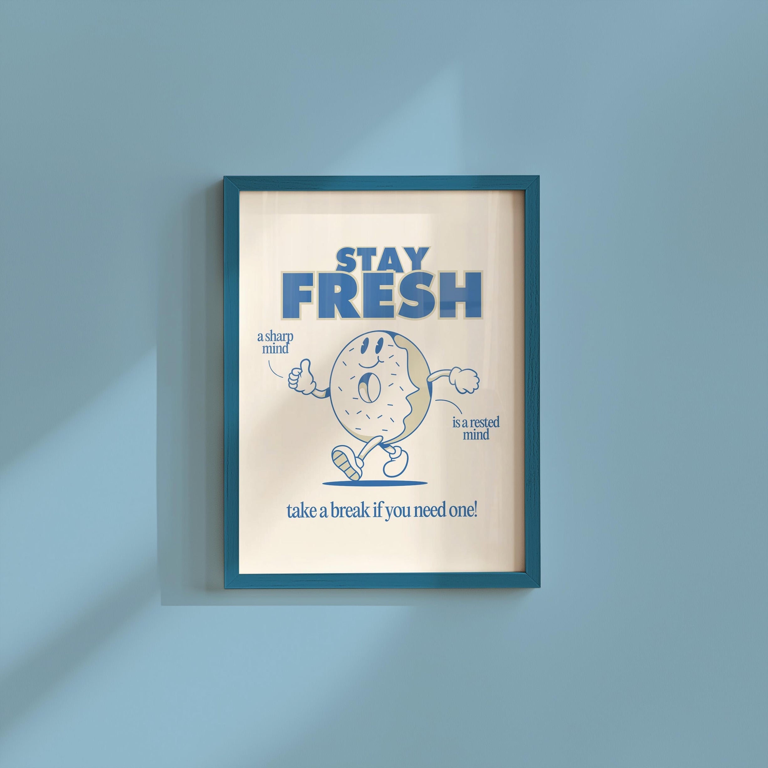 Shop 'Stay Fresh' Digital Cartoon Art Print